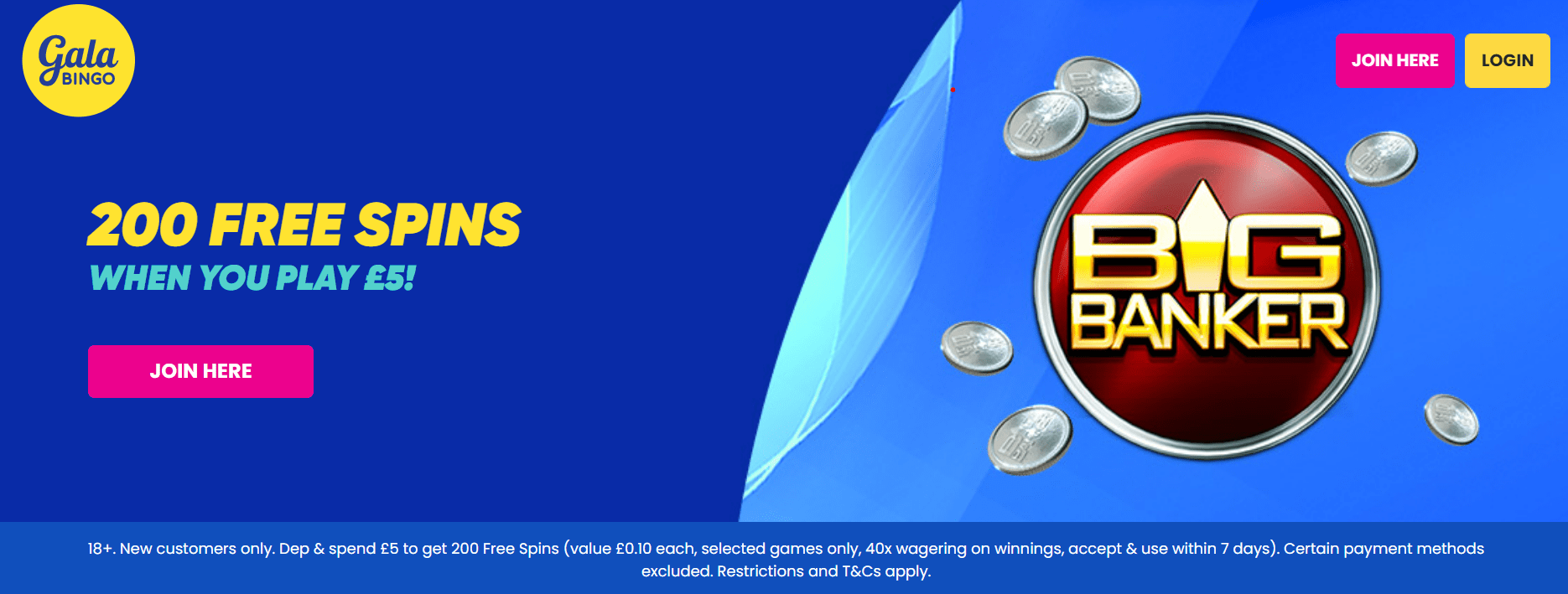 Gala Bingo - Bonus, Promo Code, Sign Up Offer & Free Spins